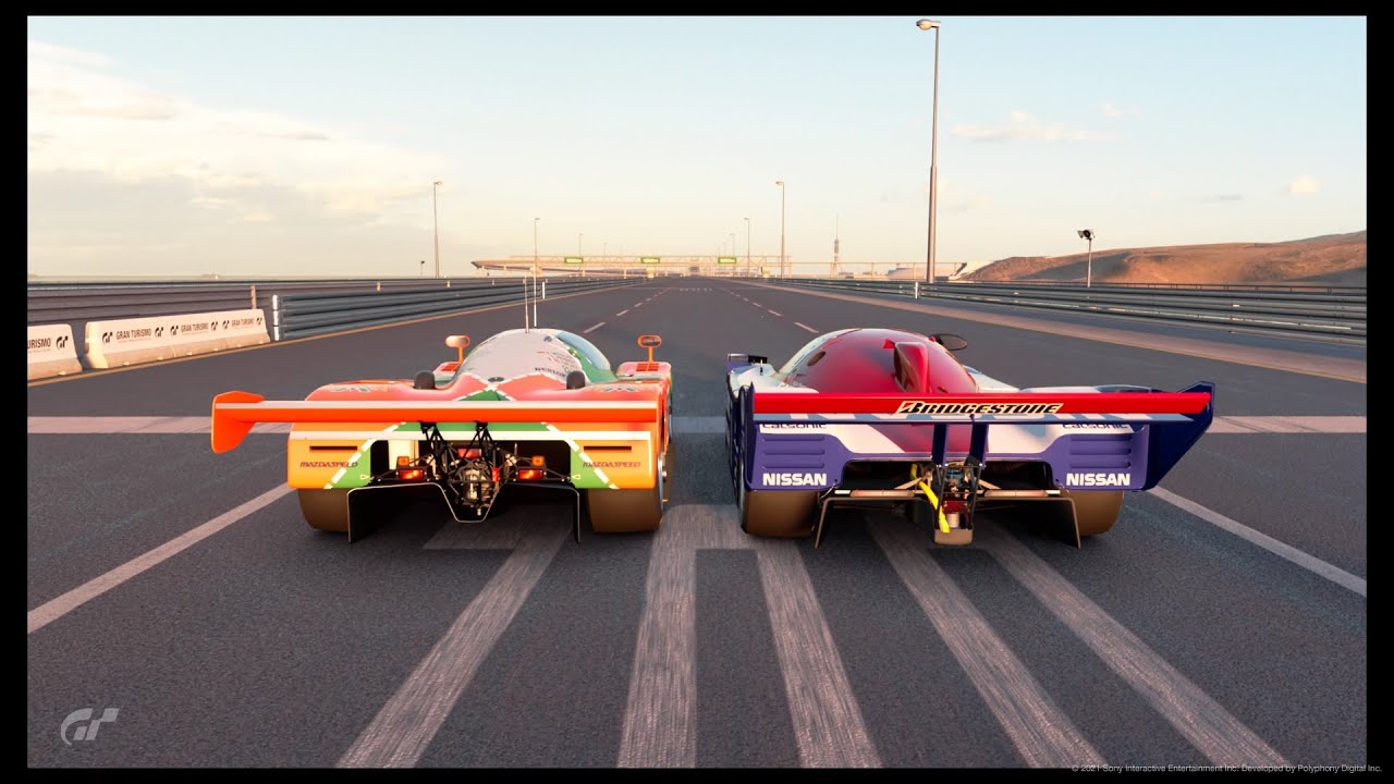 Mazda 787B'91 VS Nissan R92CP'92 | Drag Race #48 - YouTube