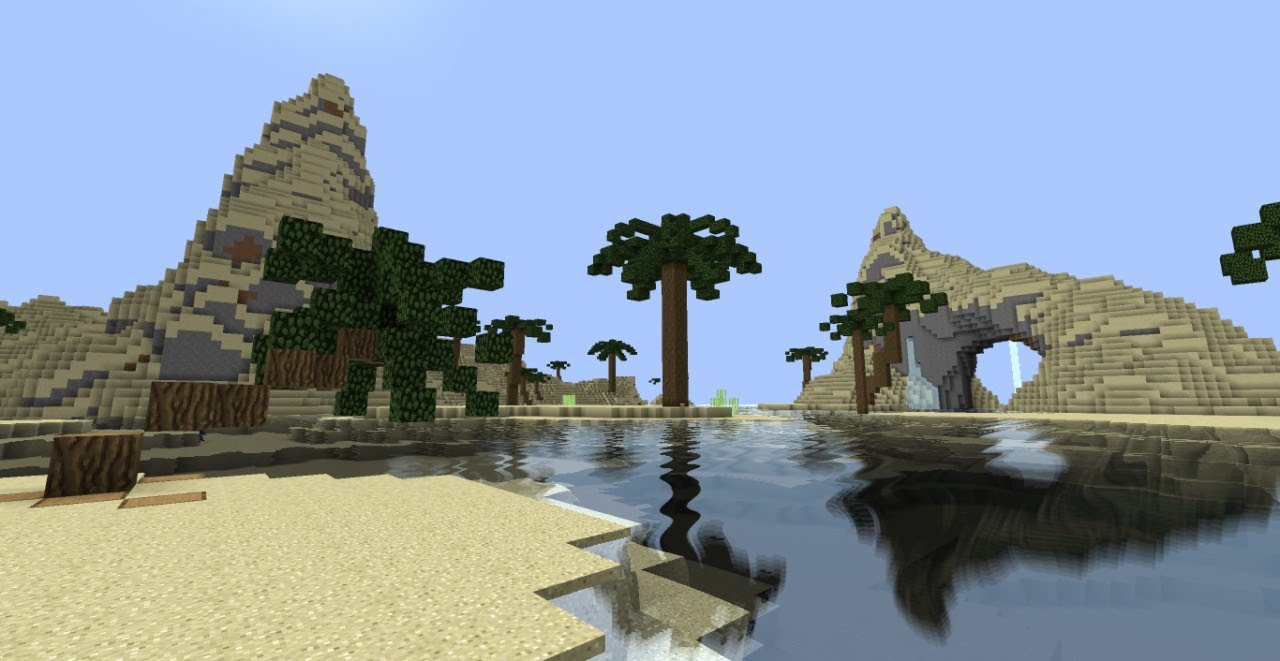 MineCraft 1.5 Snapshot 13w09a Palm Trees, Beaches, Ruins! Community ...