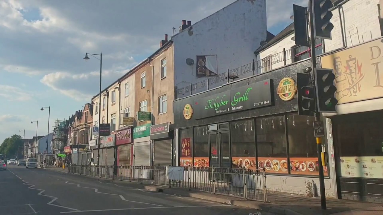 Driving On Stratford Road Birmingham UK From Springfield Shops ...