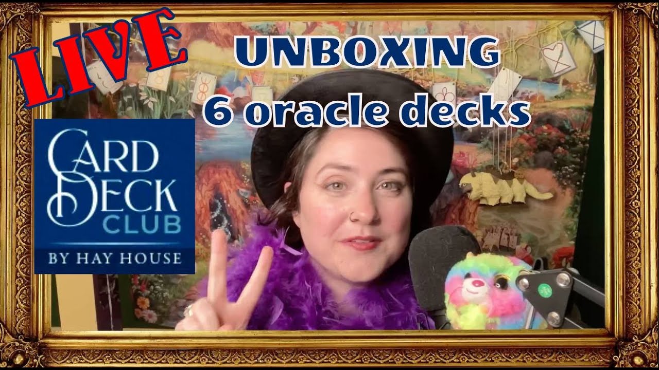 Unboxing 2 Subscription boxes = 6 oracle decks: Hay House Card Deck ...