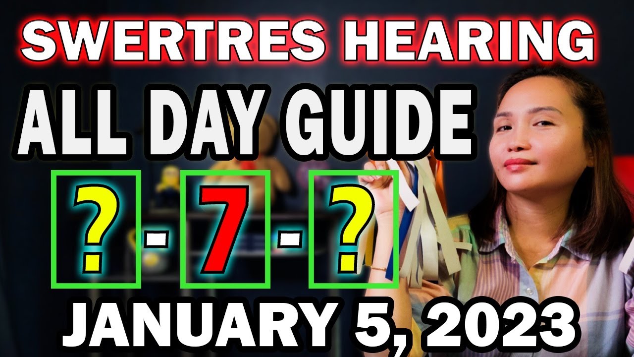 👉Swertres Hearing Today | January 5, 2023 | Tips & Number Guide - YouTube