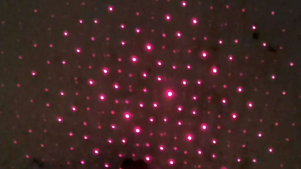 galaxy laser light. laser light projector - YouTube