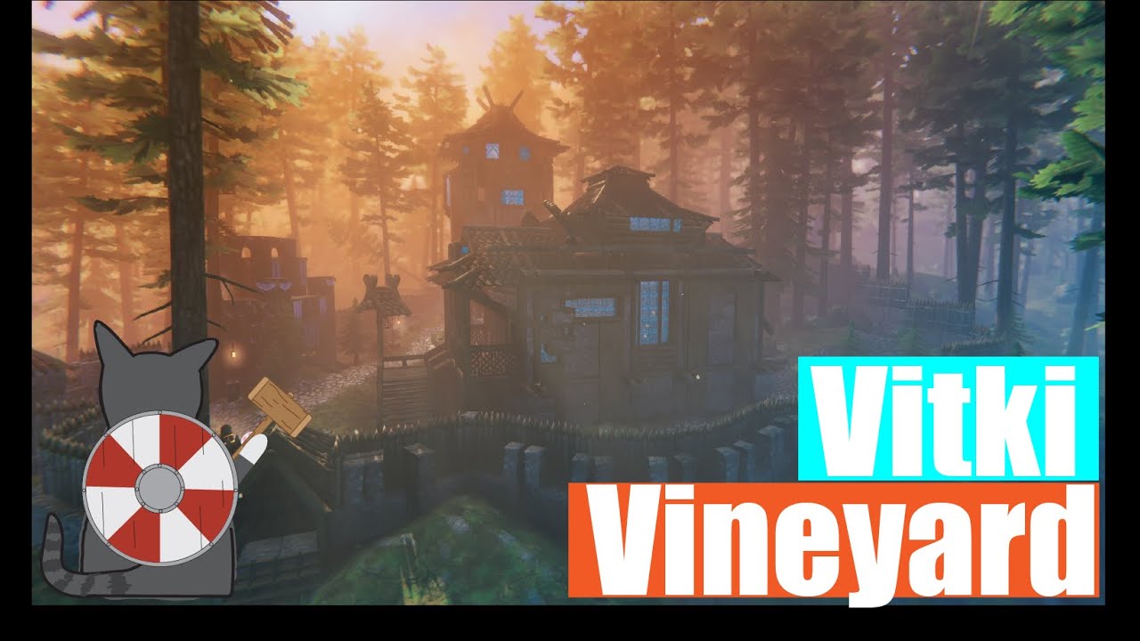 Valheim | Vitki Vineyard | Build Showcase - YouTube