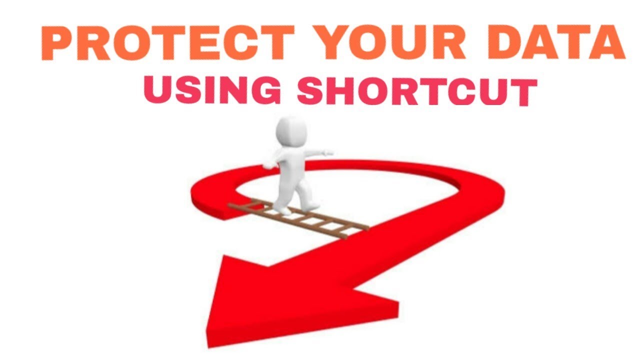 How To Protect your Data by Creating Shortcut on Desktop - YouTube
