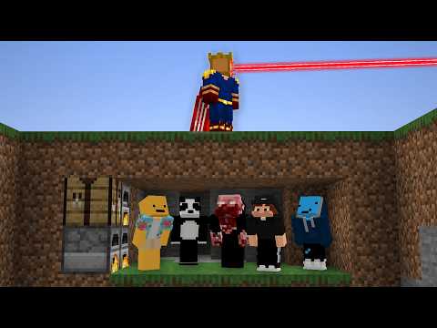 Homelander VS 5 Minecraft Speedrunners