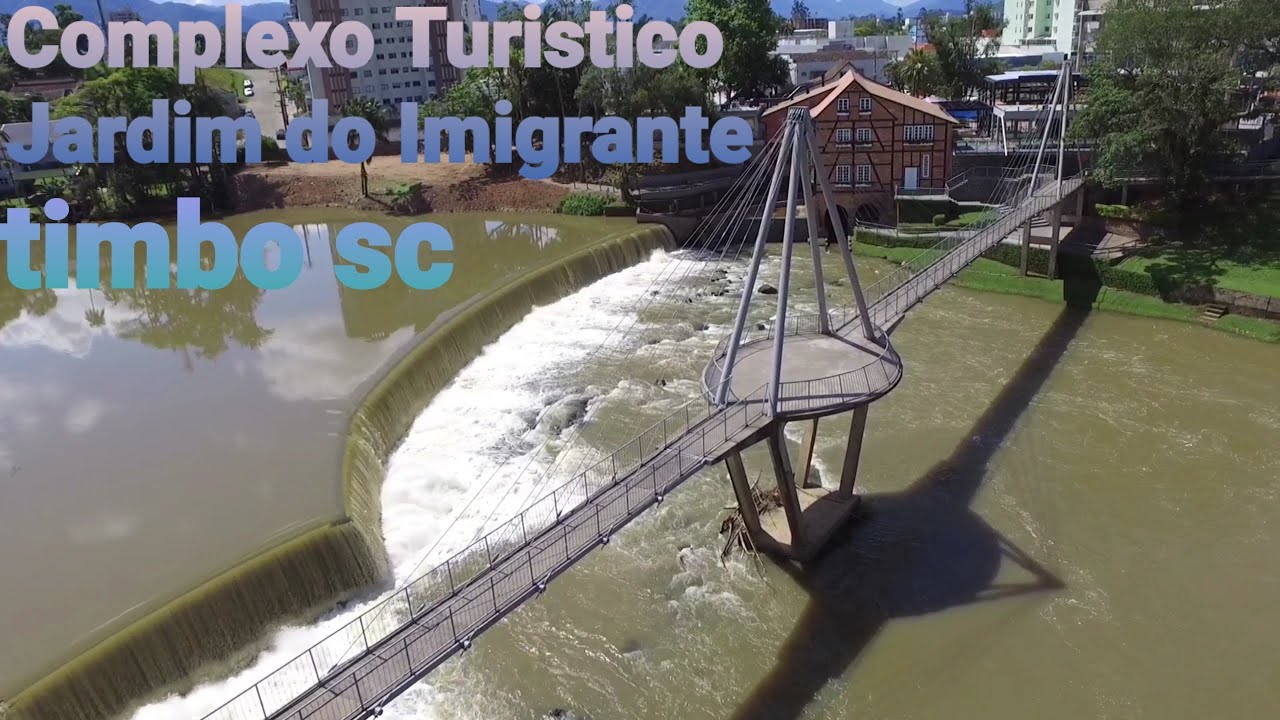 Complexo Turistico Jardim do Imigrante em timbo sc - YouTube