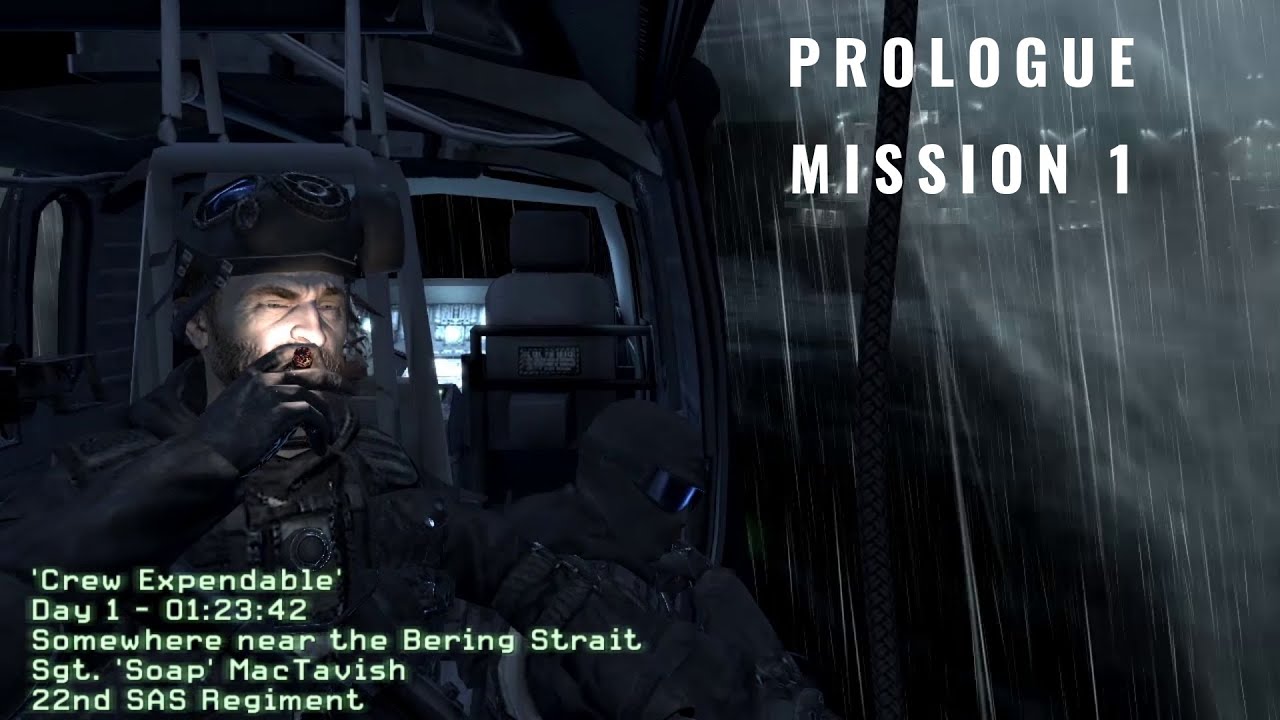 CALL OF DUTY 4 - MODERN WARFARE Gameplay - Prologue - Mission 1 - (Crew ...