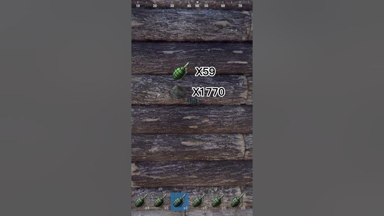 How Many F1 Grenades it Takes to Break Each Wall in Rust - YouTube