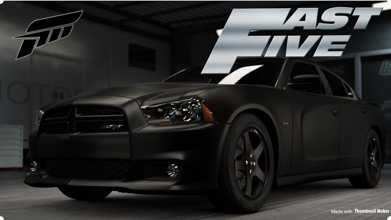 FAST FIVE, Bank Heist Charger (FORZA 6) - YouTube