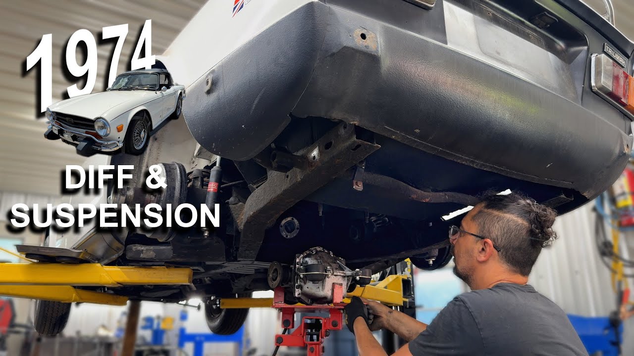 1974 TR6 FIREstoration - Part 9 - Diff and rear suspension - YouTube