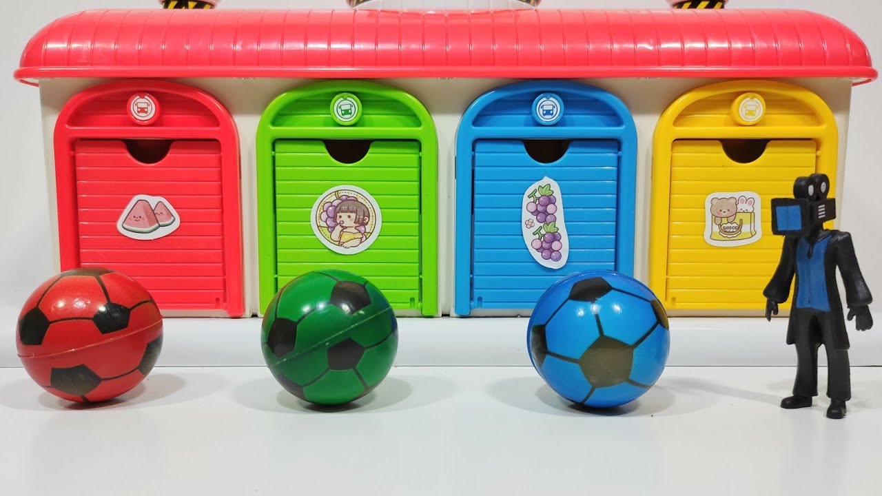 ASMR skibidi toilet | Made Rainbow Beads with Antistress Slime Balls ...