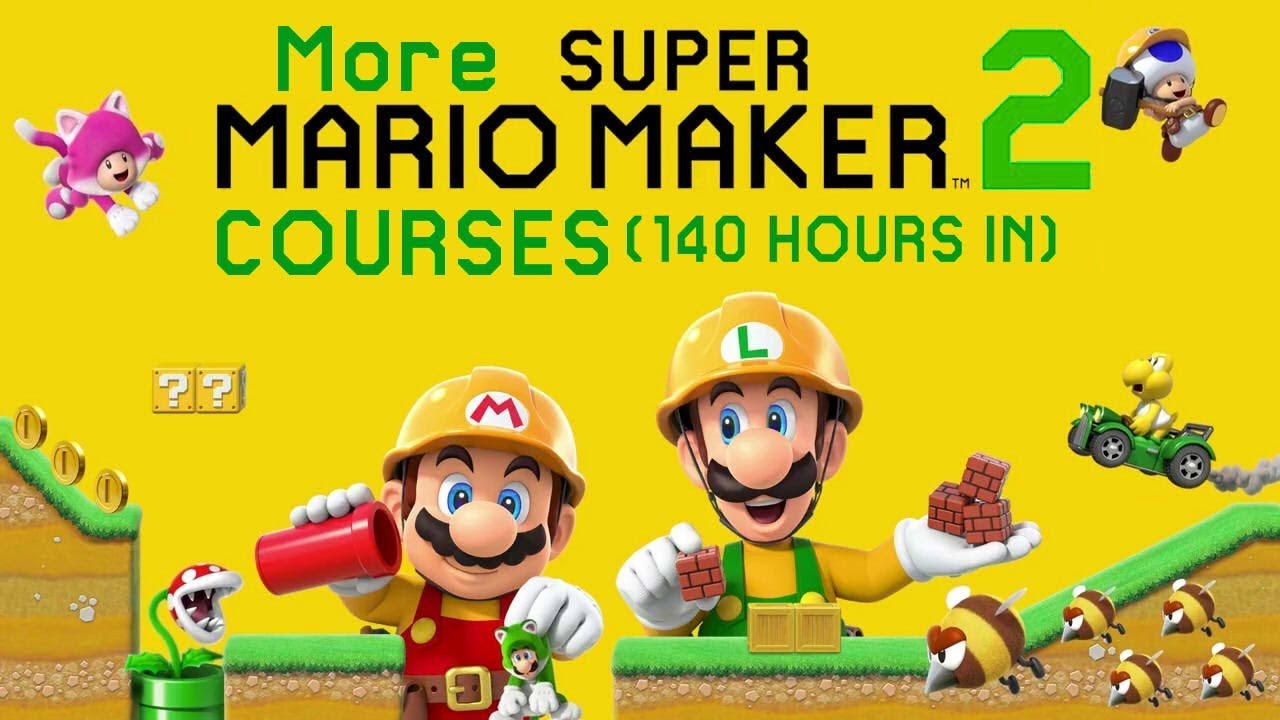 More of my Super Mario Maker 2 courses (140 hours in) - YouTube