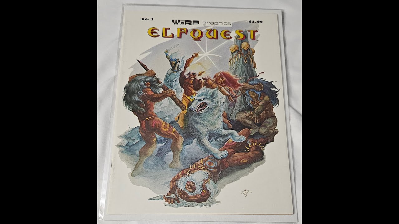 1978 ELFQUEST 1 Magazine Comic Book WaRP Graphics 1st Pr Bronze Age ...