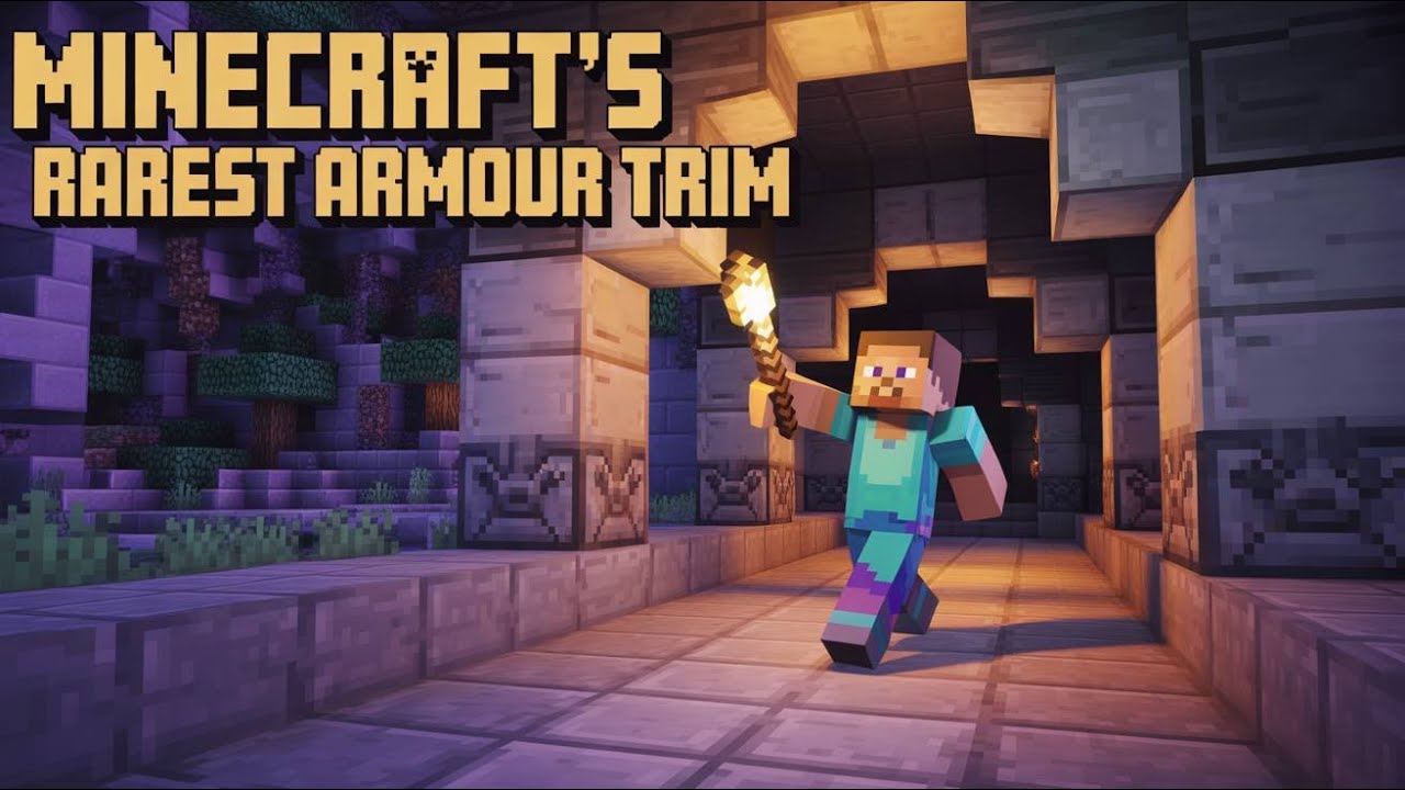 Minecraft's RAREST Armor Trim - Upgraded! - YouTube