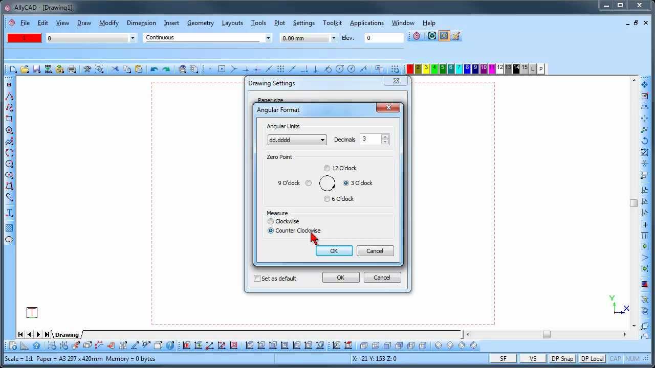AllyCAD Software: Drawing Settings - YouTube