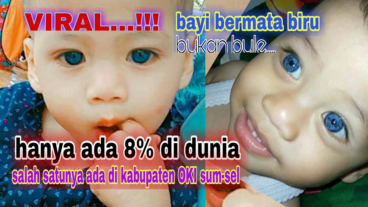 VIRAL...! bayi bermata biru dari kab OKI sumatera selatan - YouTube