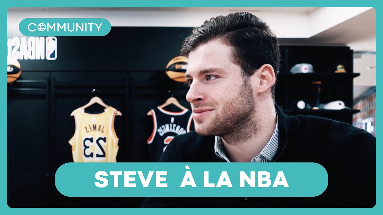 Steve - Manager à la NBA à Londres - YouTube
