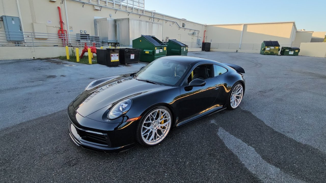 Lowered 2020 Porsche 911 Carrera S - TechArt | Vlog #11 - YouTube