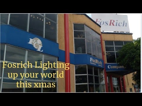 Fosrich lighting up your world this christmas.... - YouTube