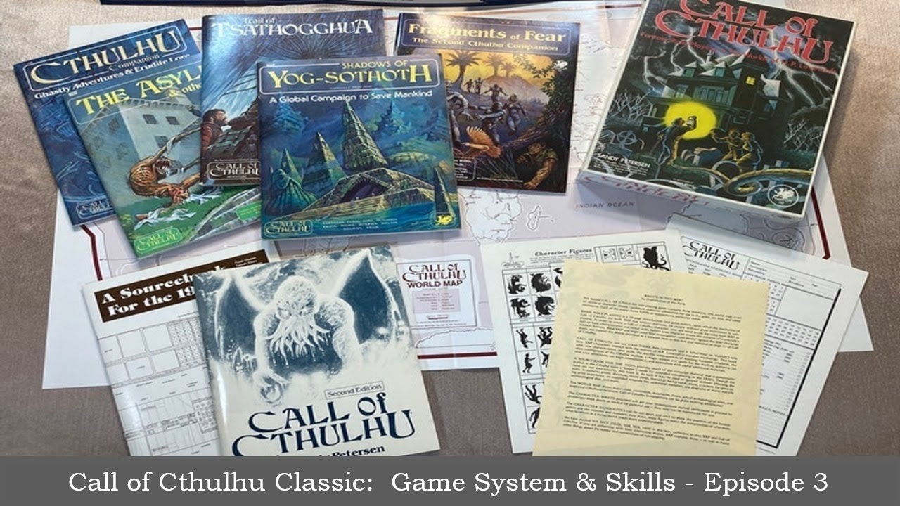 Call of Cthulhu - Classic Edition - Game System & Skills - Episode 3 ...