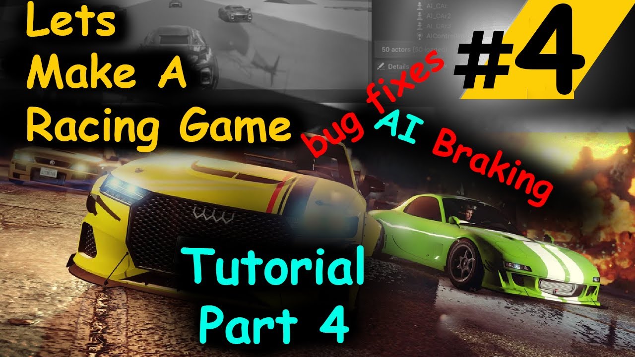 UE5 How to Teach AI Car Braking & Slowing Down Behind Opponent Cars ...