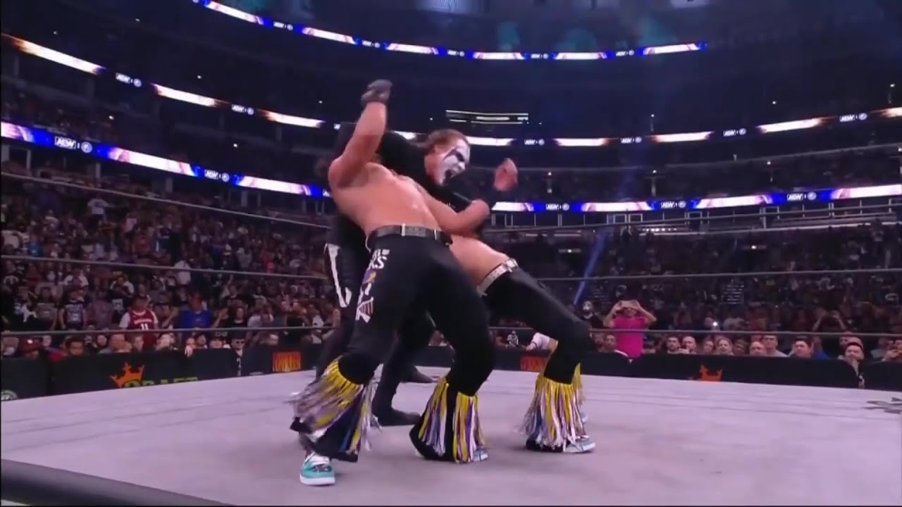 AEW Sting highlights double scorpion death drop part 5 - YouTube
