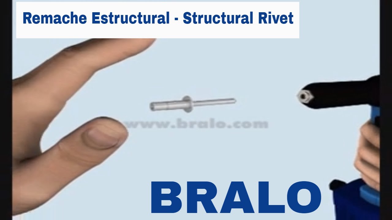 Como colocar un REMACHE Estructural - How to set a Structural RIVET ...