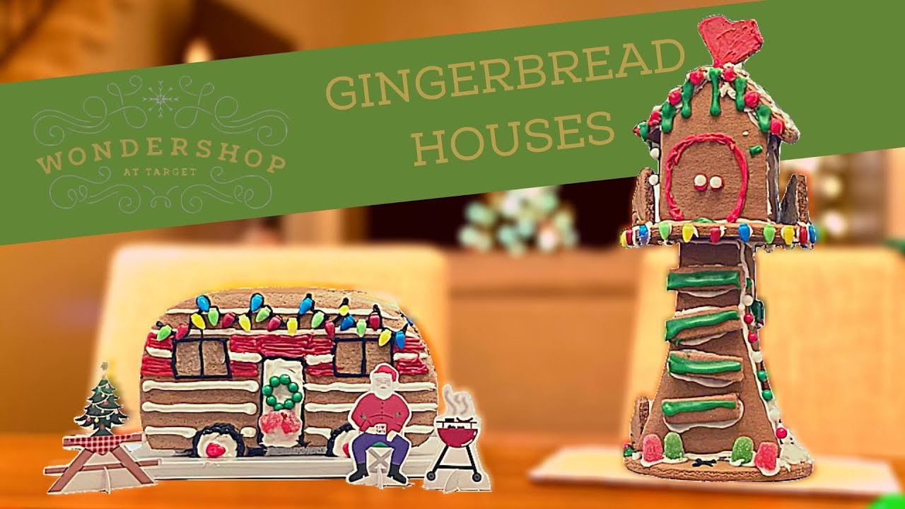 Building Wondershop Gingerbread Houses from Target - YouTube