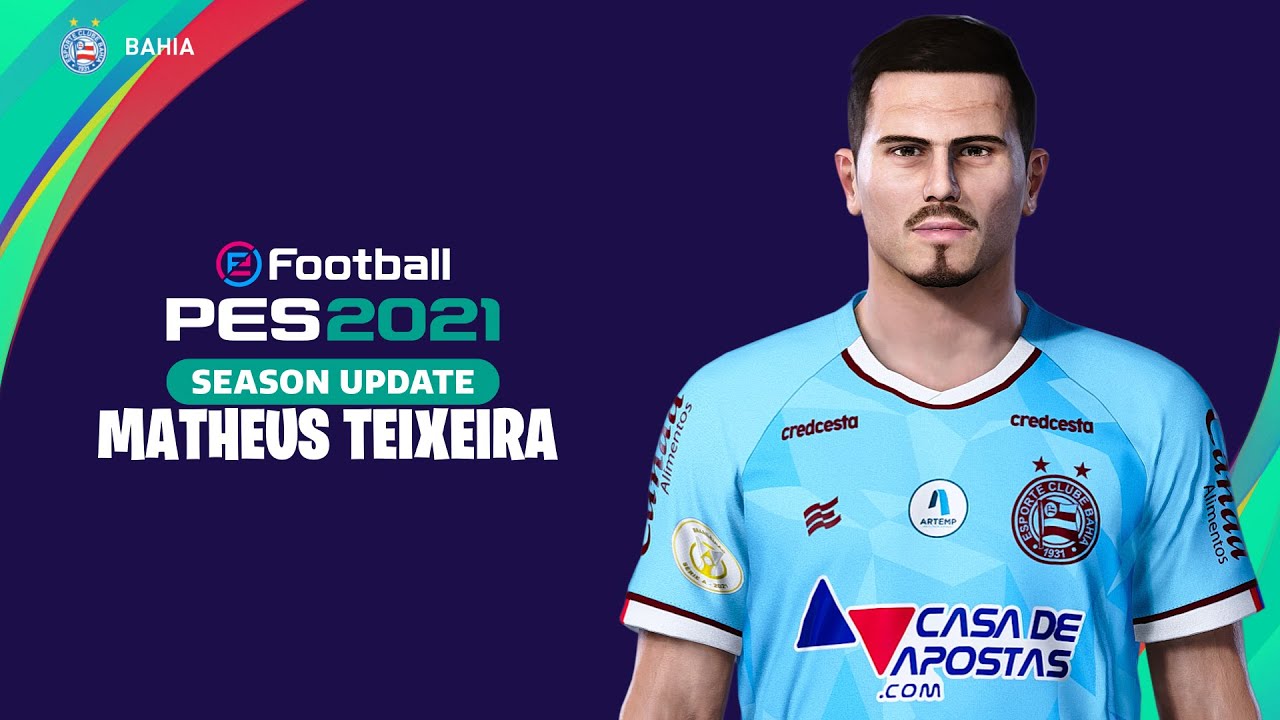 Matheus Teixeira PES 2021 - How to create | Como fazer - YouTube