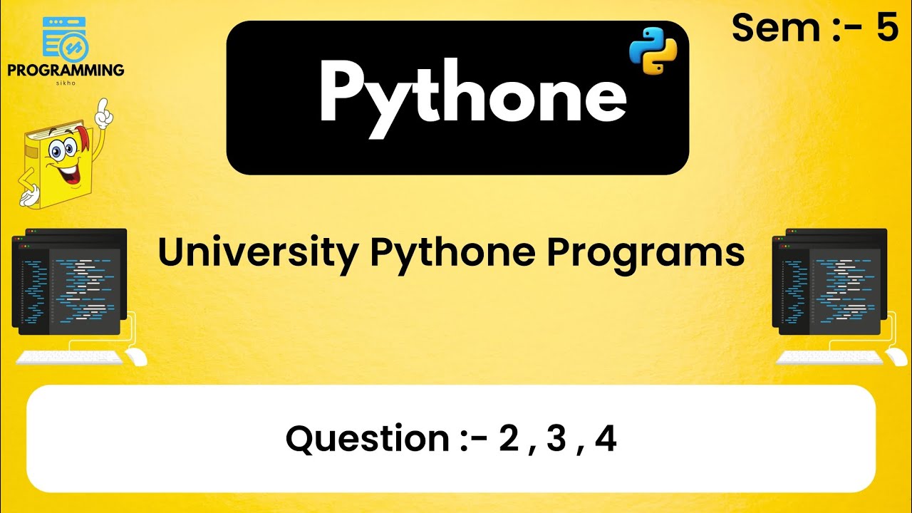 Saturatra university sem:-5 imp program 2,3,4 👨‍💻⏩ || #programming # ...