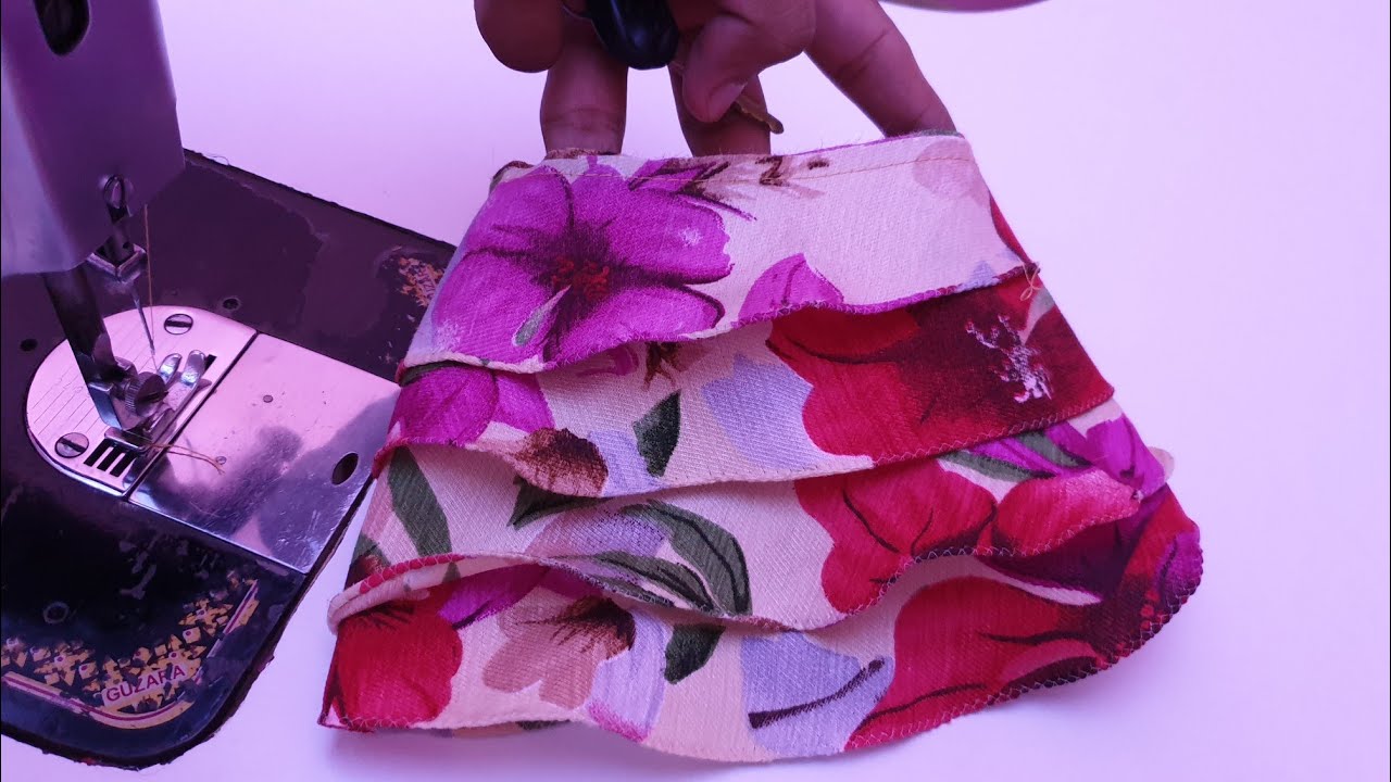 4 Layered Sleeves Design Cutting and Stichting Very Easy - YouTube