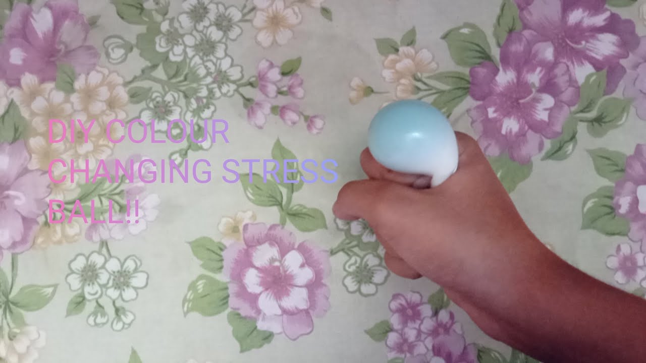 DIY COLOUR CHANGING STRESS BALL..FIDGET TOY - YouTube