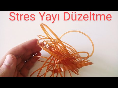 STRES YAYI DÜZELTME | STRES YAYI NASIL ÇÖZÜLÜR?