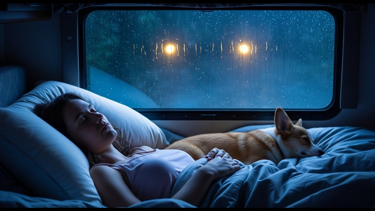 Best Therapy for Sleep | Rain & Thunder Sounds | Heavy Rain Outside Car ...