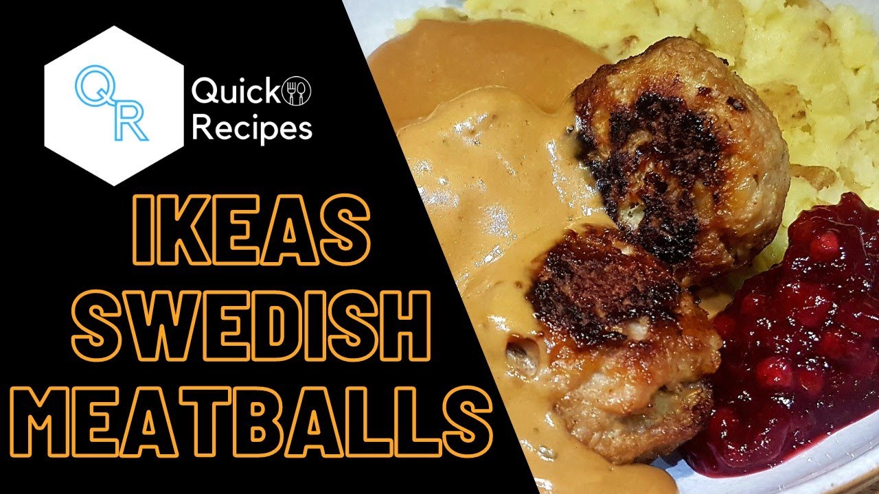 Official Ikea Swedish Meatballs And Sauce Quick Recipes Youtube