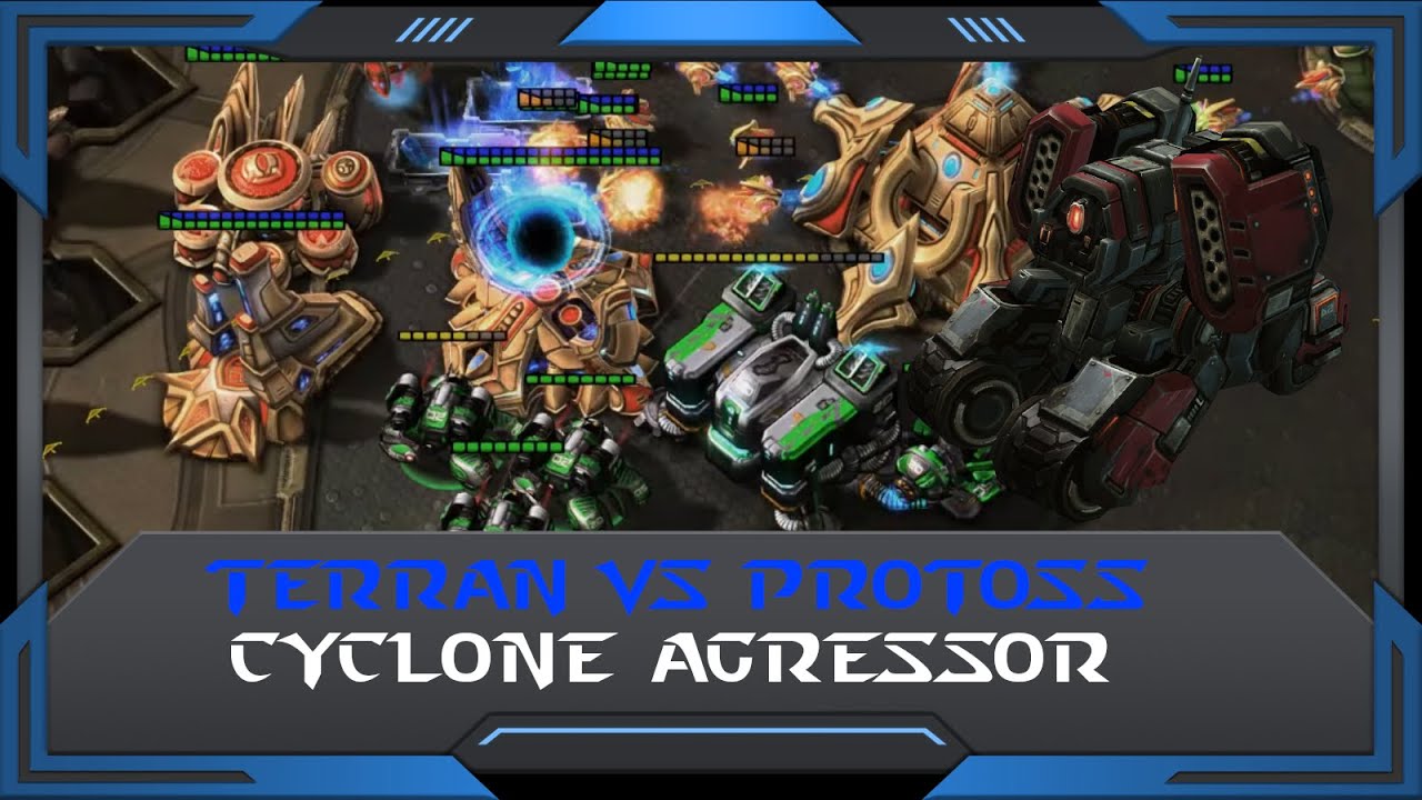 StarCraft 2 (RuFF Highlight): Cyclone Aggressors - YouTube