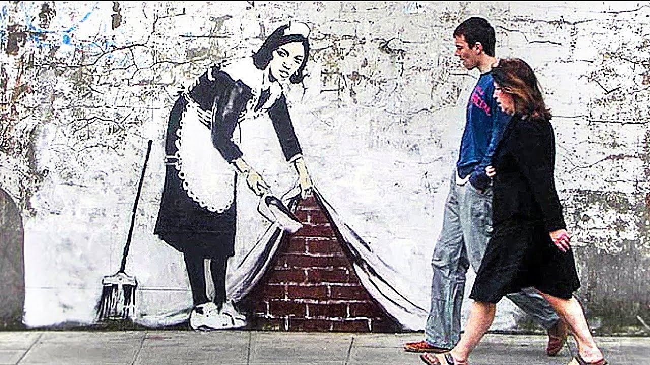 Banksy, The Story Behind The Most Famous Street Artist - YouTube