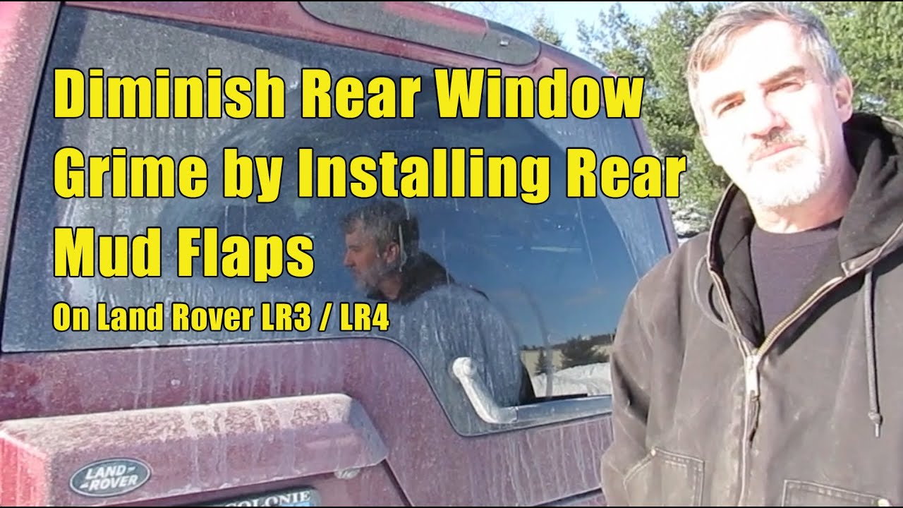 Install Rear Mud Flaps on Land Rover LR4 - YouTube