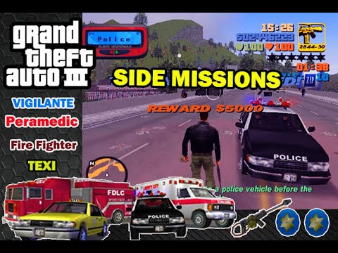 Grand theft auto III Guide how to get weapons and Police Bribe (All ...