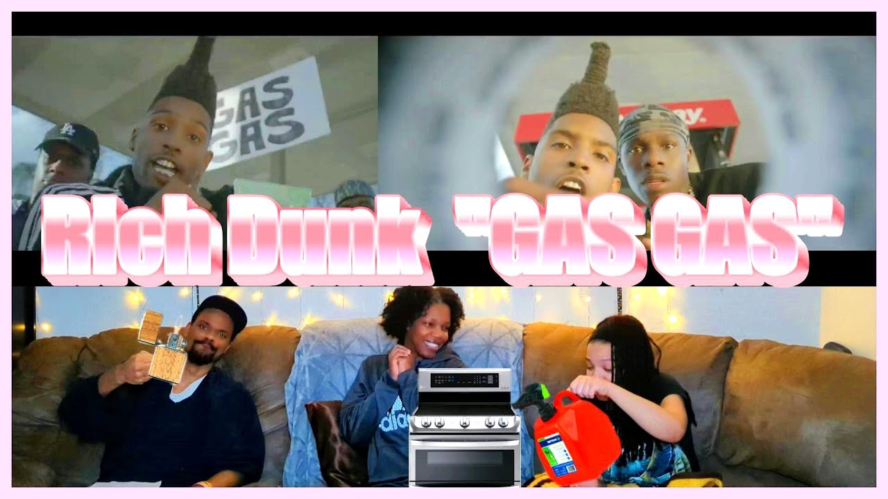 FR: Reacts: Rich Dunk "GAS GAS" (Official Video) - YouTube