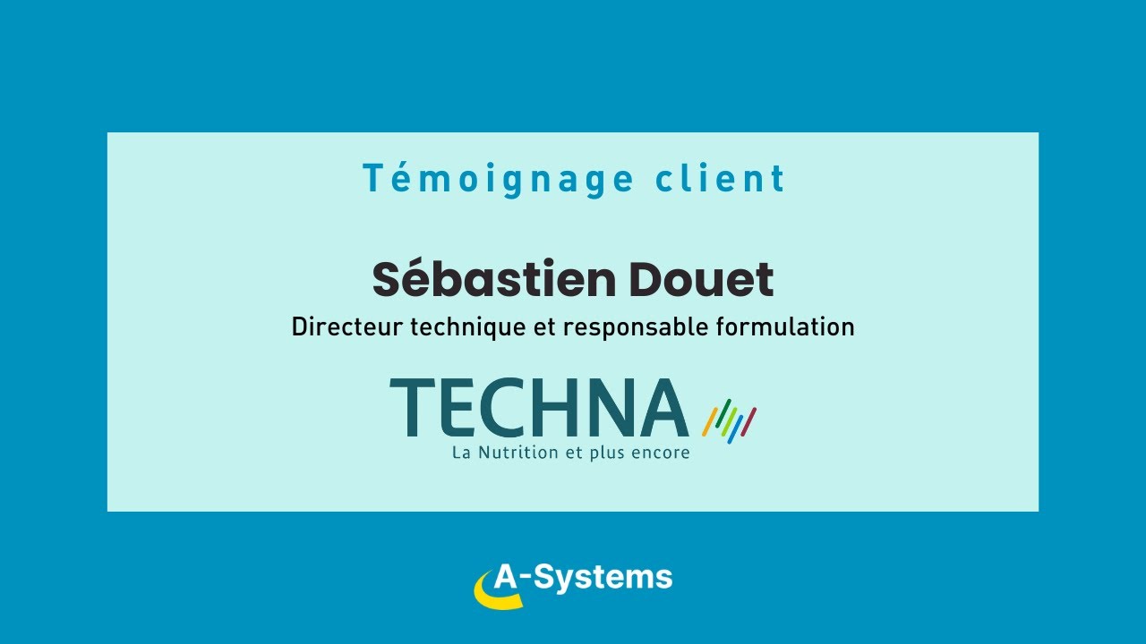 Testimony of Sébastien Douet, TECHNA France. FR/EN - YouTube