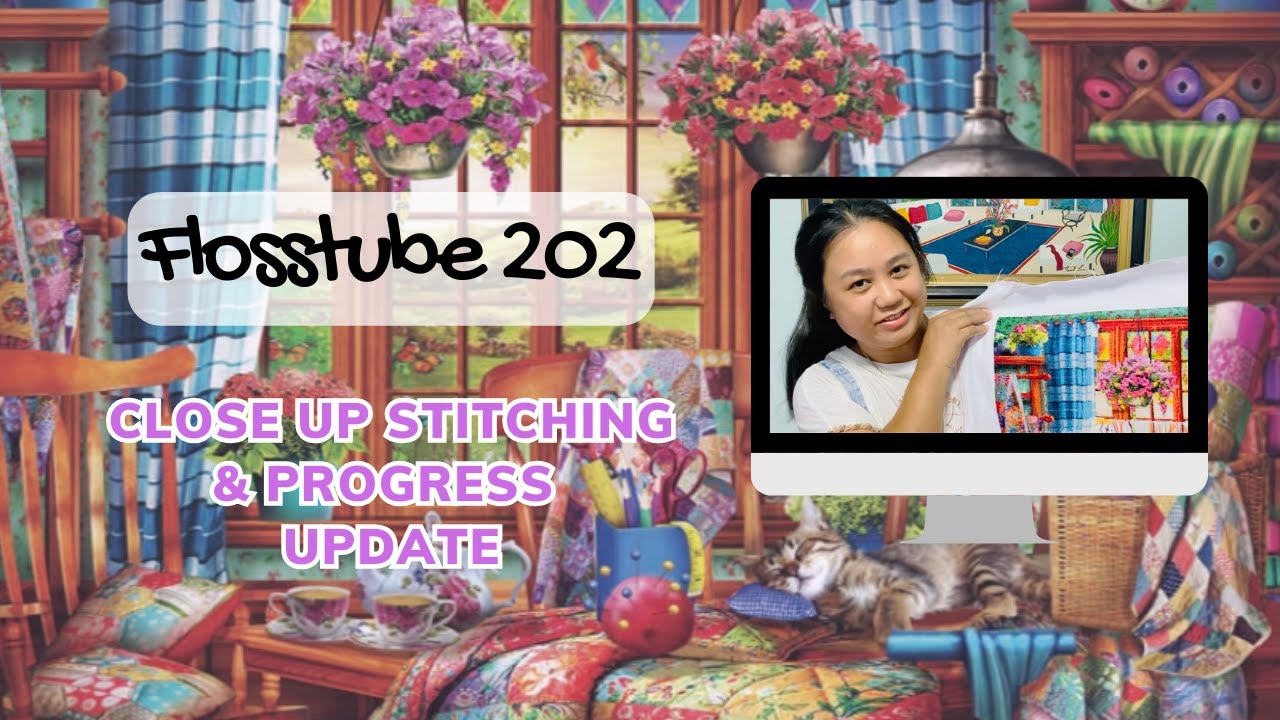 Close Up Stitching & Progress Update with HAED Quilt Room Project ...