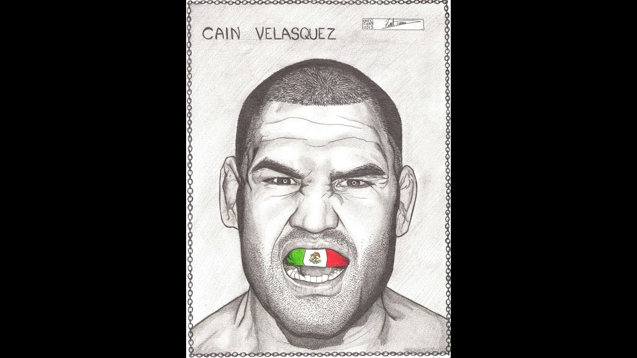 Cain Velasquez - A Dredfunn Original - photorealistic drawing - YouTube
