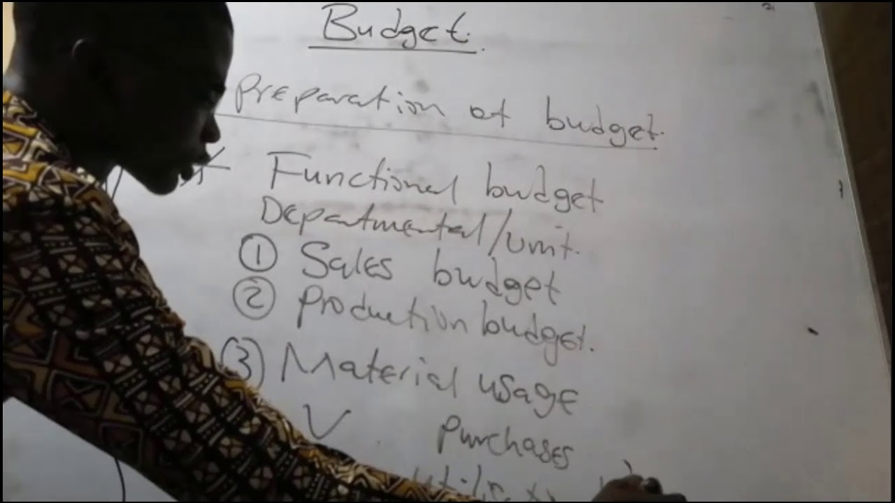 Revision Questions On Functional Budget Part 1 YouTube Revision Questions On Functional Budget Part 1 YouTube