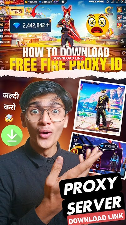 FREE FIRE PROXY SERVER 🤯 | HOW TO DOWNLOAD FREE FIRE PROXY SERVER #freefire #garenafreefire # ...
