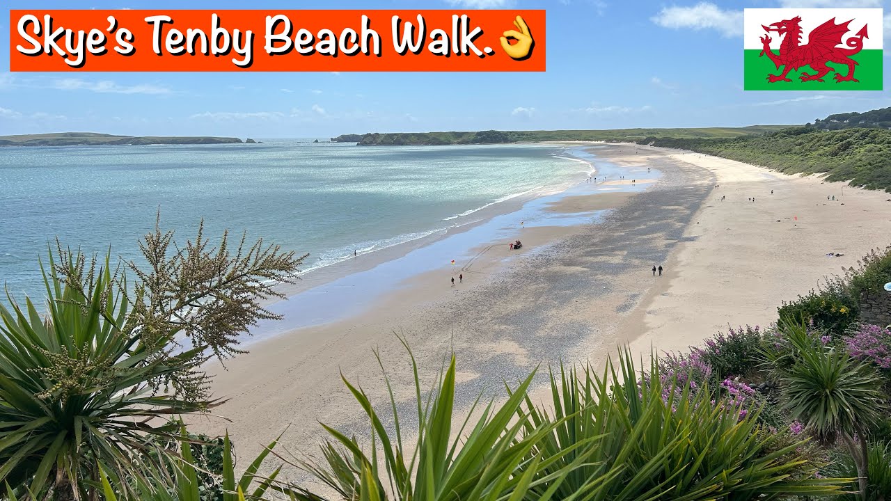 Skye’s STUNNING Tenby Beach Walk | Tenby 🏴󠁧󠁢󠁷󠁬󠁳󠁿 | BEST Beach In South ...