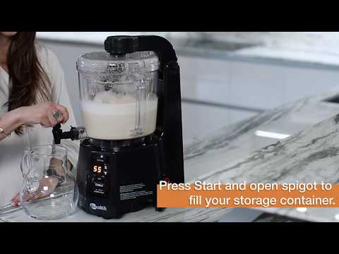 How to make fresh wholesome nutrient-dense almond milk w/ The Nutramilk