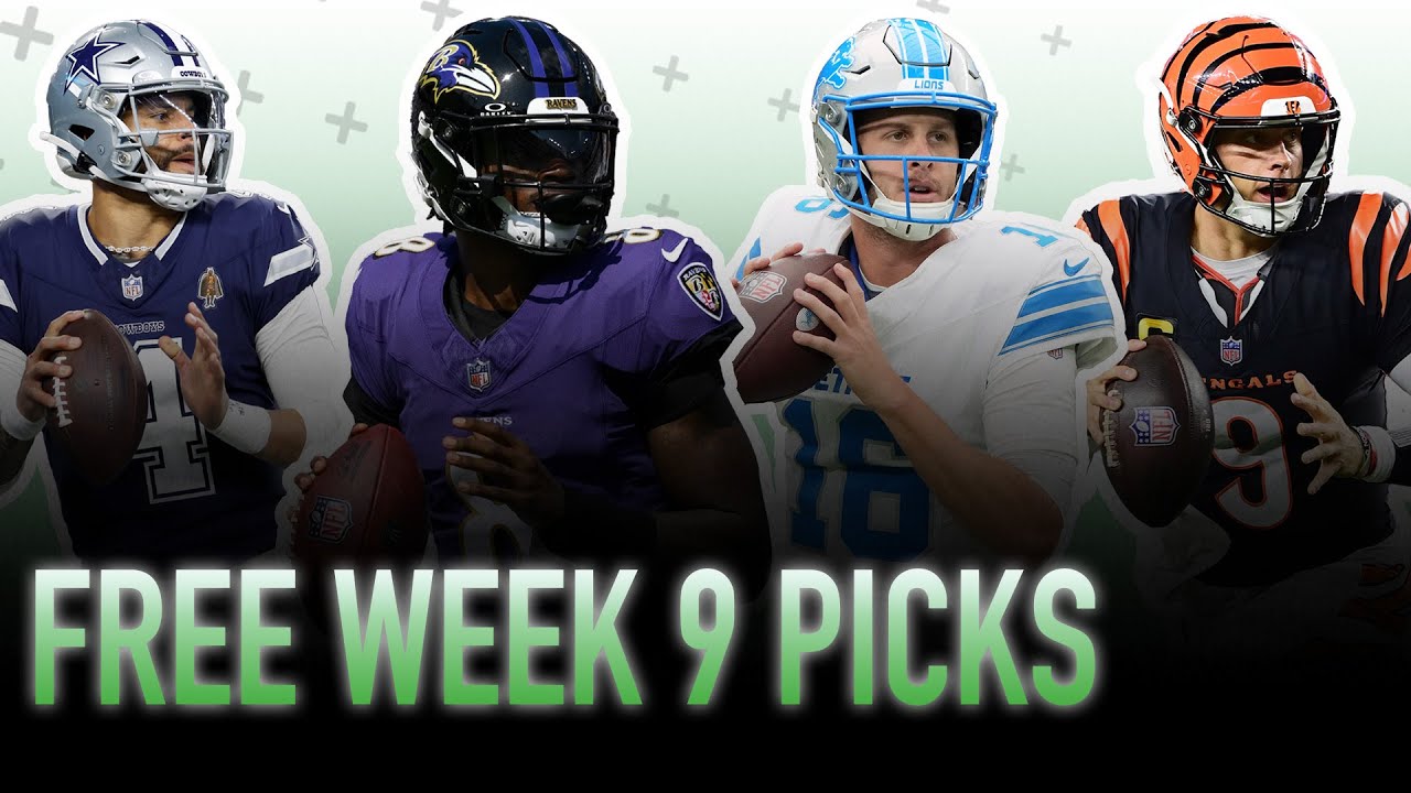NFL Week 9 Free Picks and Predictions | NFL Free Picks Today | THE ...