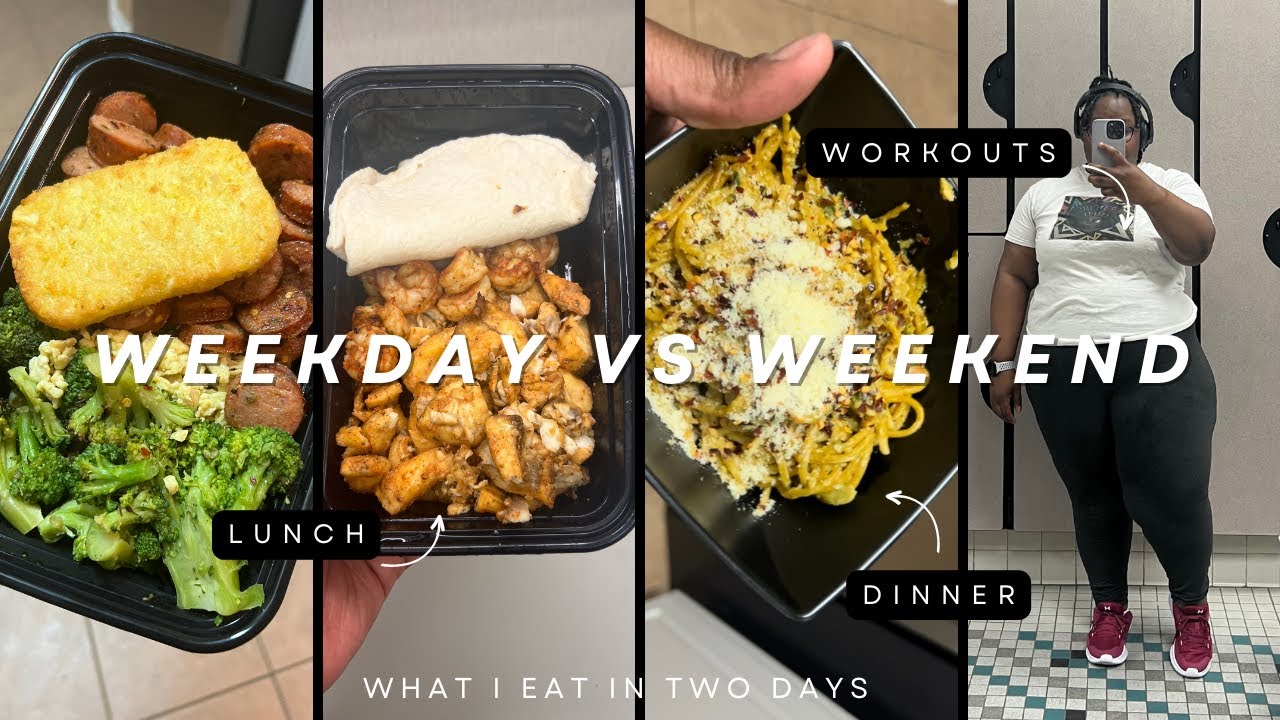 Vlog: Realistic What I Eat II Weekday VS Weekend II 2,100 Calorie ...