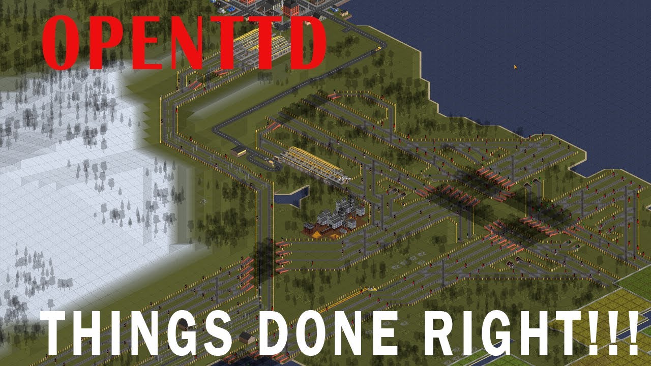 OpenTTD FIRS | S01E06 | A LOT more trains! - YouTube